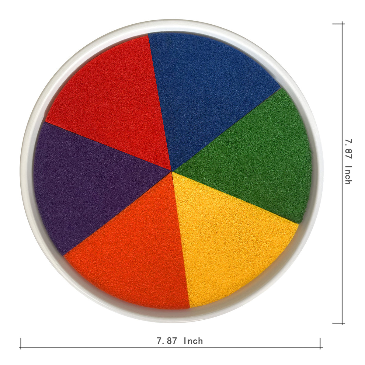 Myboree Washable Jumbo Large Ink Pads 6 Colors for Crafts Projects Rub